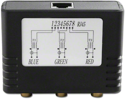 Pan Pacific | Product Detail | RGB RCA Jack to RJ-45 Adaptor